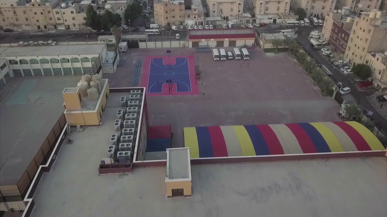 United International Indian School,Kuwait-Aerial View - YouTube