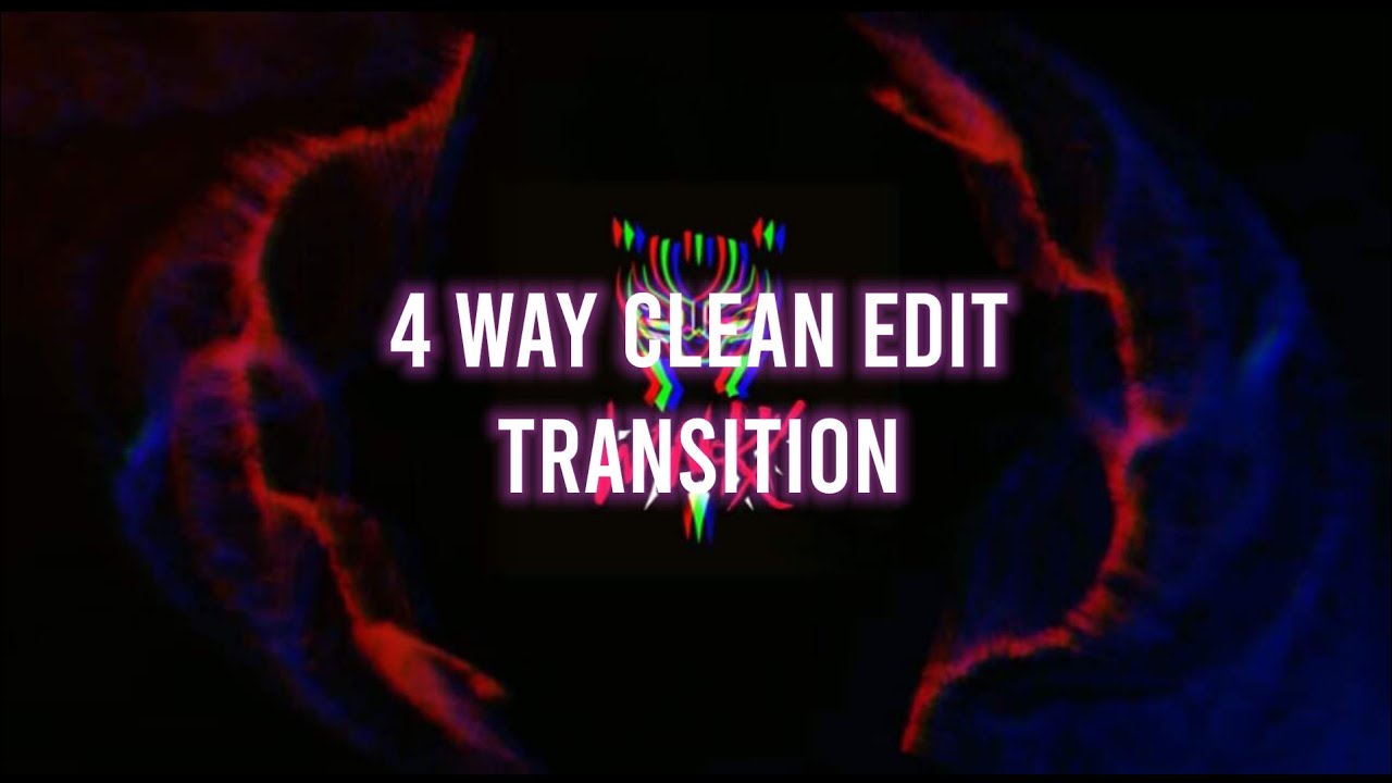 How to make Clean edits | 4 way clean edit transitions | Alight motion ...