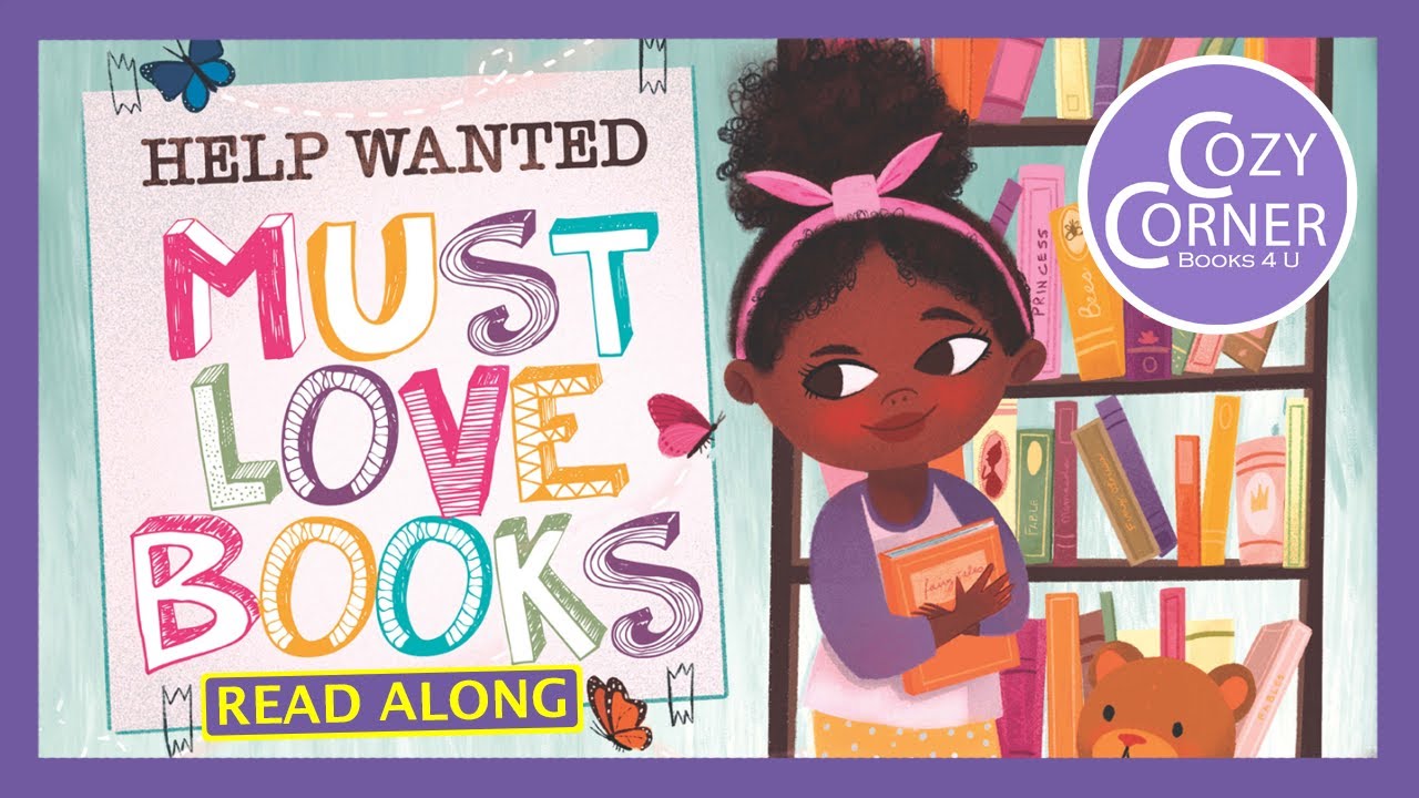Help Wanted Must Love Books - Read Aloud Children's Book - YouTube