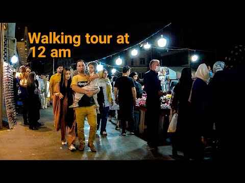 IRAN Walking tour at 12 am in Tajrish - Tehran vlog