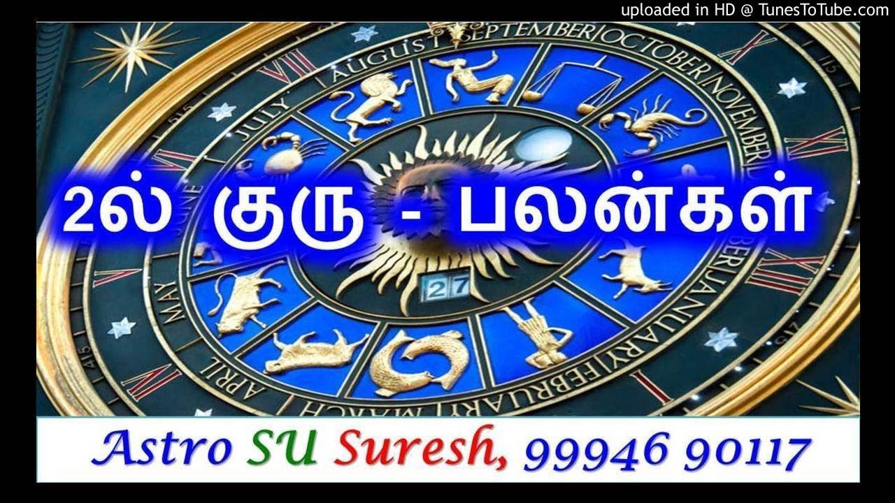 2ல் குரு |#283| Astro SU Suresh | Tamil Jothidam | Tamil Astrology ...