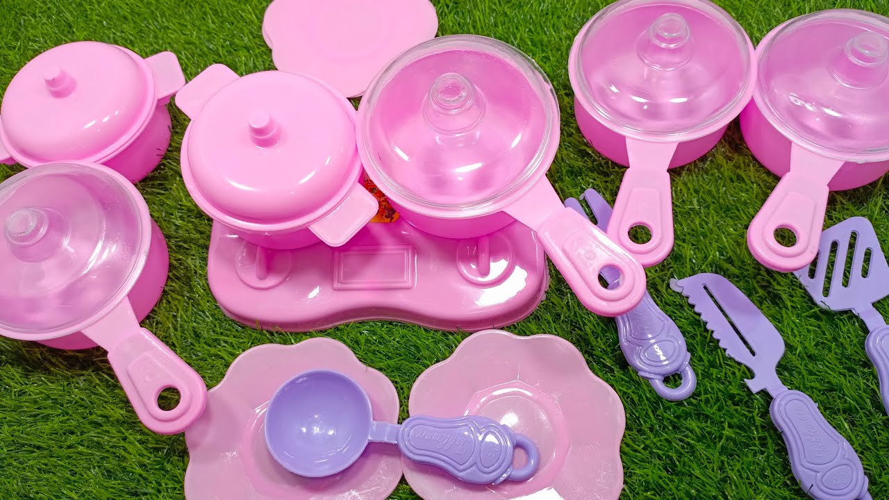 Unboxing Miniature Cooking Plastic kitchen Set | Mini Toy Set ...