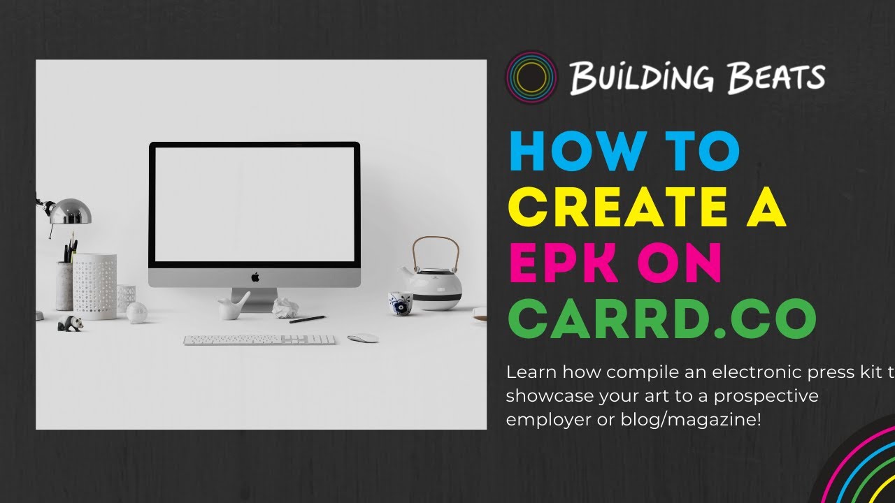 How to Make an Electronic Press Kit (EPK) with Carrd Co - YouTube