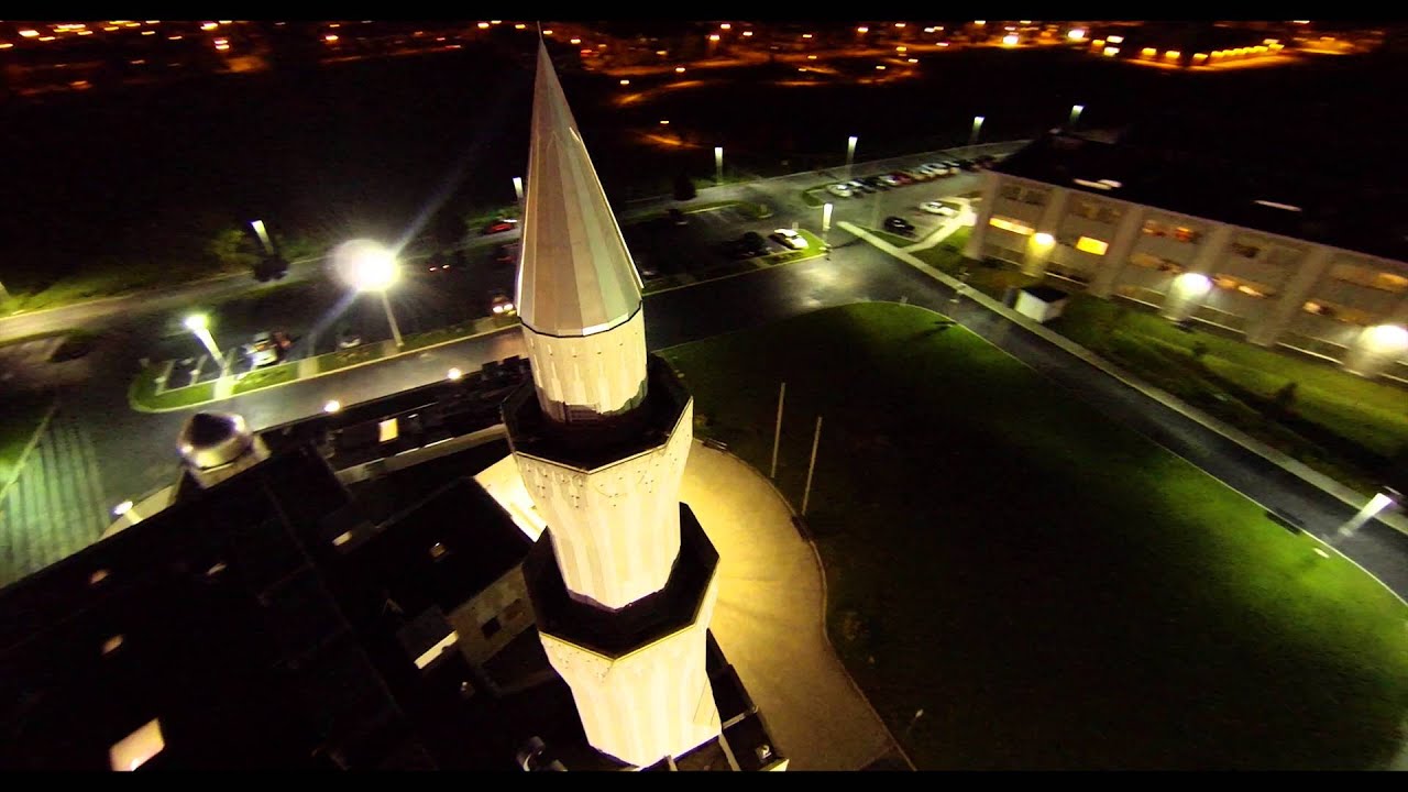Baitul Islam Mosque in Toronto, ON Aerial - YouTube