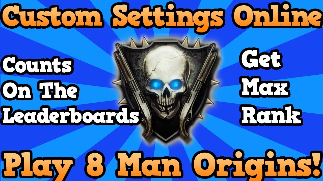 Black Ops 2 Zombie Glitches: How To Use CUSTOM GAME SETTINGS Online ...