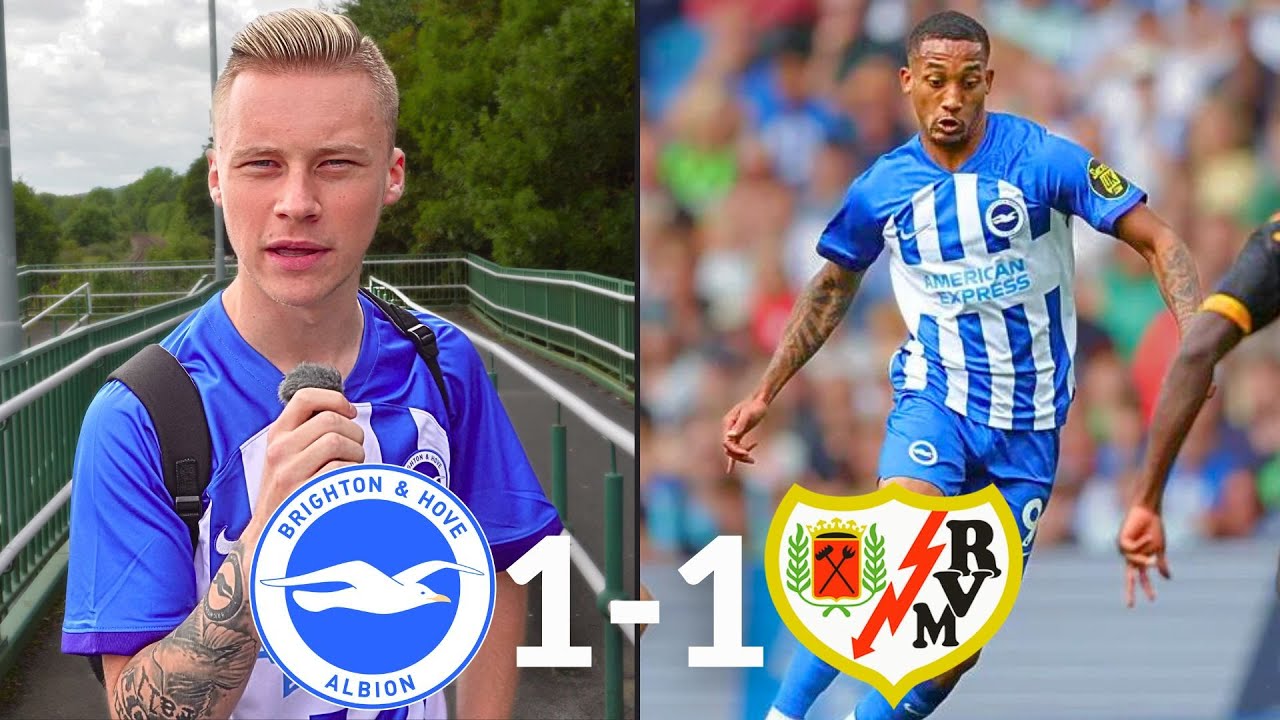 Our Last Warm Up!! | 1-1 | Brighton VS Rayo Vallecano | Match Day Vlog ...