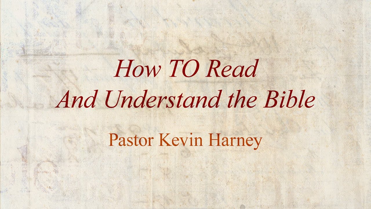 How TO Read and Understand the Bible - YouTube
