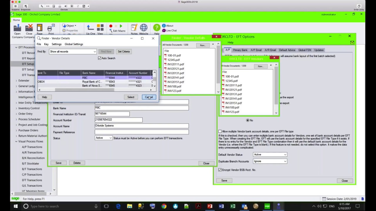 EFT Processing for Sage 300 (AP/AR) - Demo Webinar - YouTube