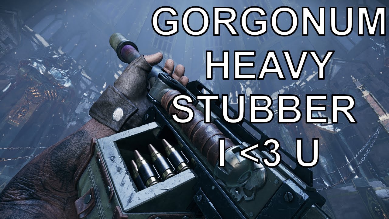 Gorgonum Heavy Stubber I luv u :Darktide Ogryn - YouTube