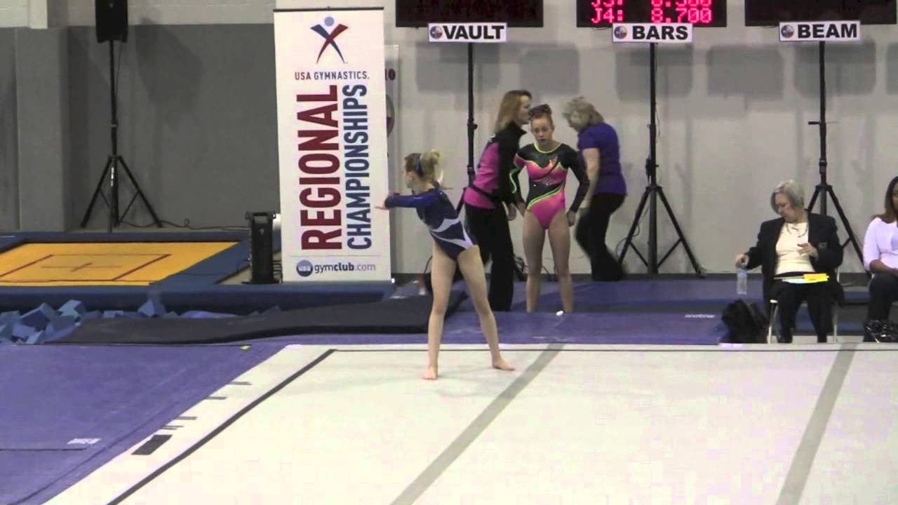 Amanda Elswick Capital Gymanstics Level 10 Region 3 Regionals 2014 ...