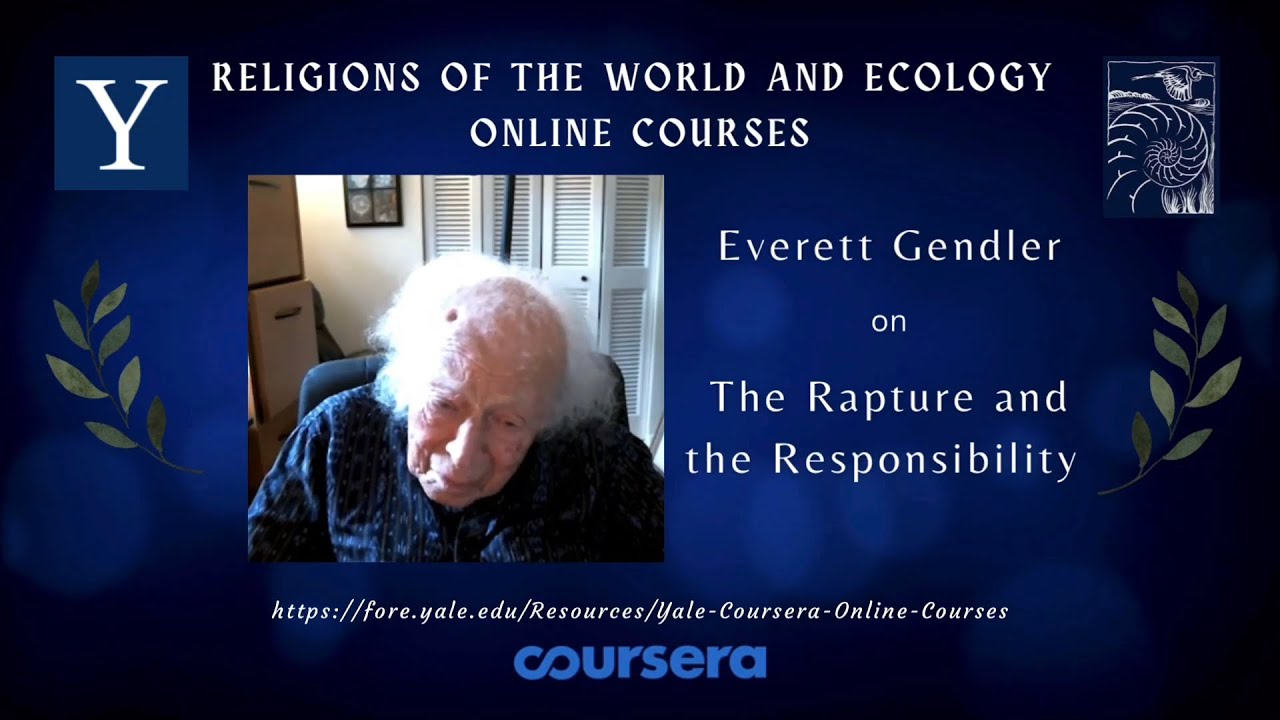 Everett Gendler on the Rapture and the Responsibility of our ...