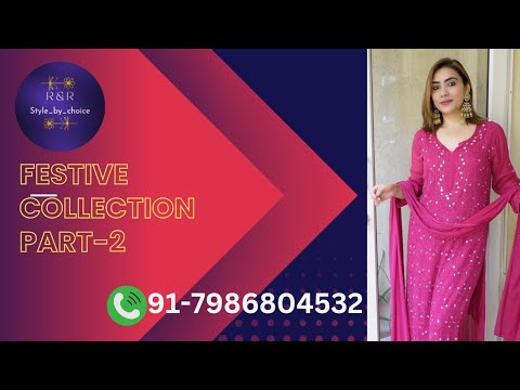 New Launch FESTIVE COLLECTION || Book now -7986804532 #suits #fashion # ...