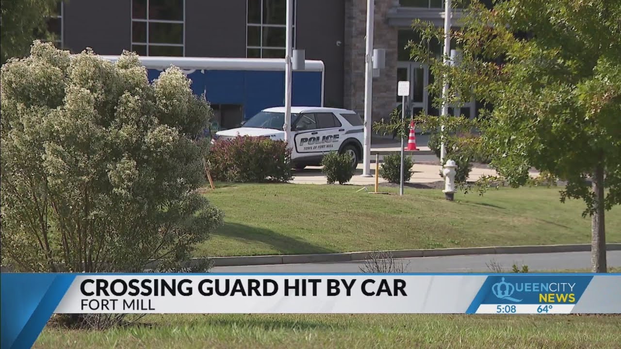 Crossing guard struck at Fort Mill high school months after another was ...