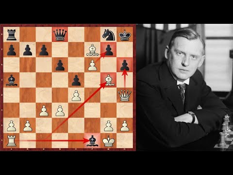 Amazing Chess Game: Alexander Alekhine vs Harold Weld (1924)