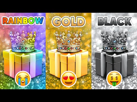 Choose Your Gift! 🎁 Rainbow, Gold or Black 🌈⭐️🖤