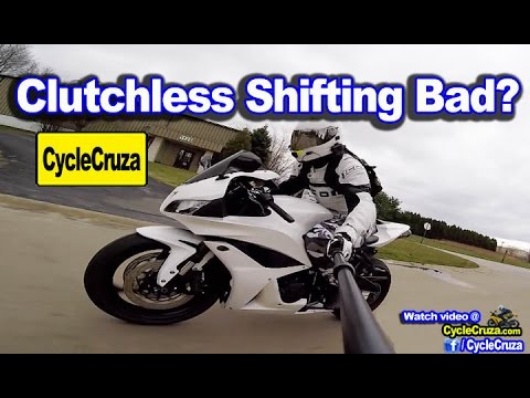 Clutchless Shifting Bad for Motorcycle? | MotoVlog - YouTube
