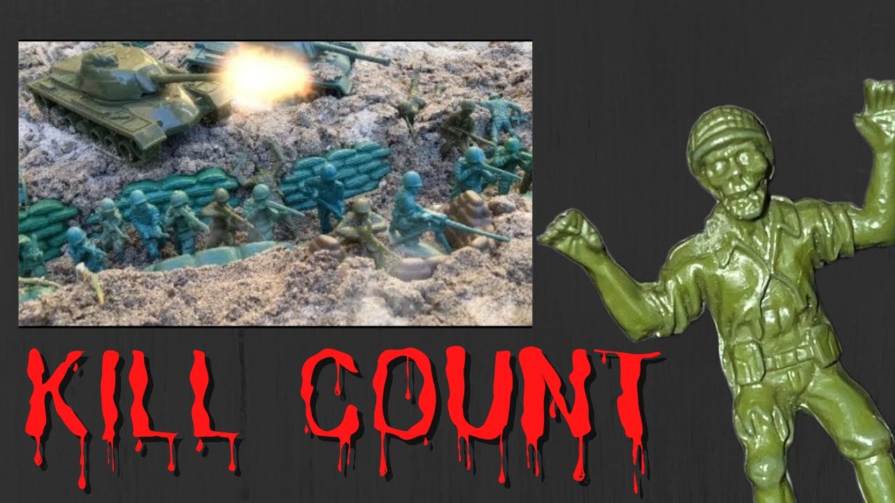 Army Men: Attack the Trench KILL COUNT (Stop Motion Kill Counts ...