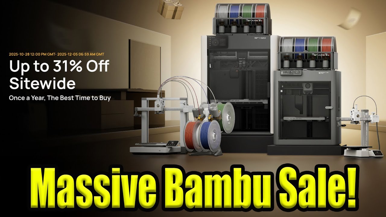 Bambu Lab Massive Black Friday Sales - Incredible P1S & A1 Mini Deals ...