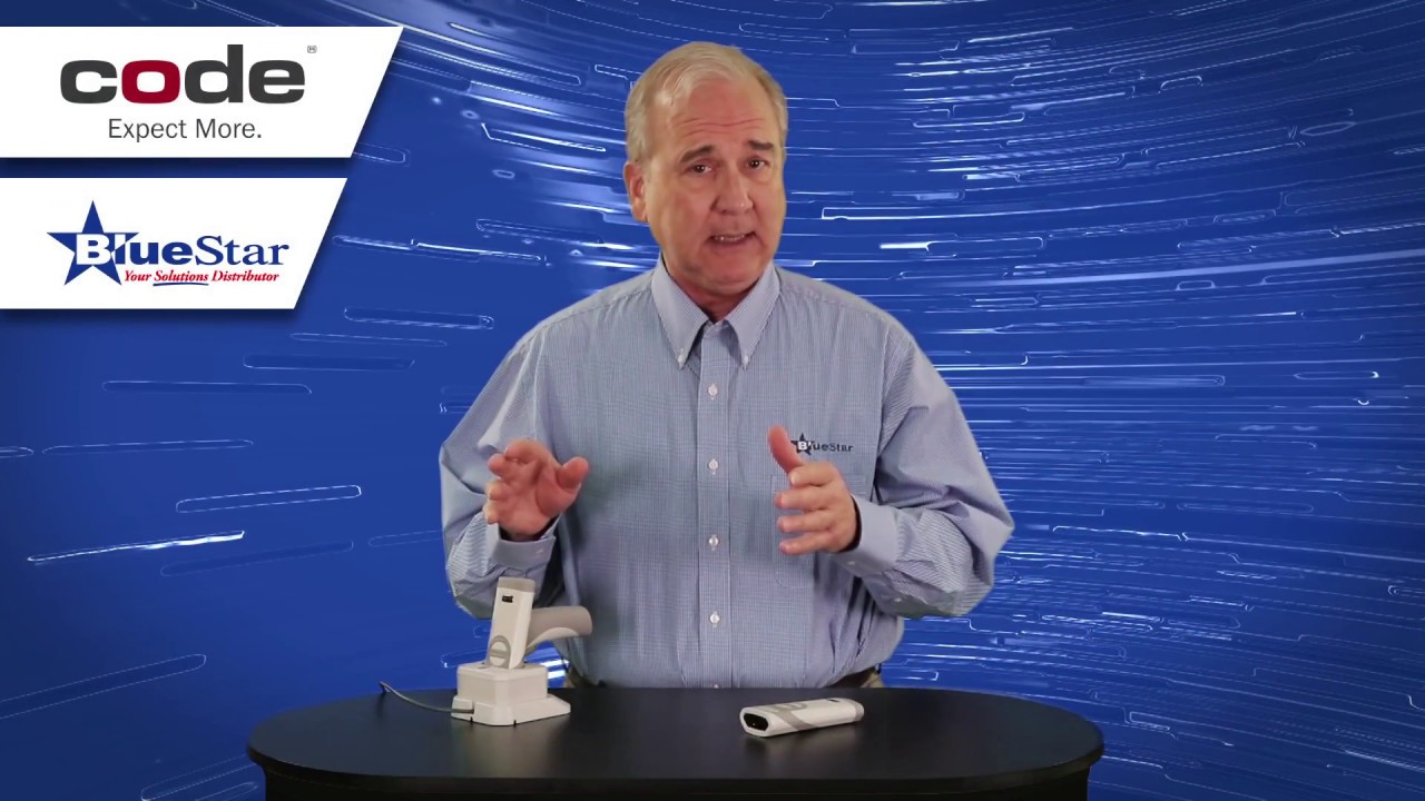 BlueStar Product Review NEW CR2700 Healthcare Barcode Scanner - YouTube