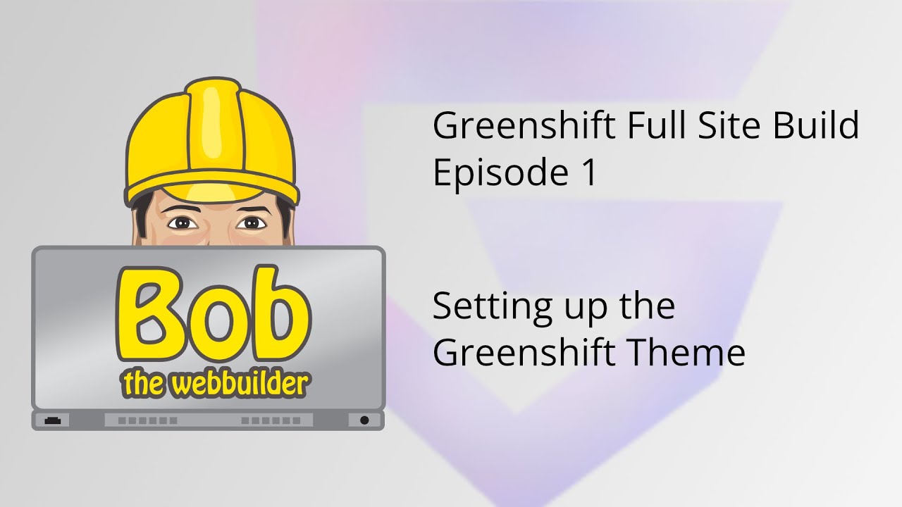 Greenshift full site build episode 1 : Setting up the Greenshift theme ...