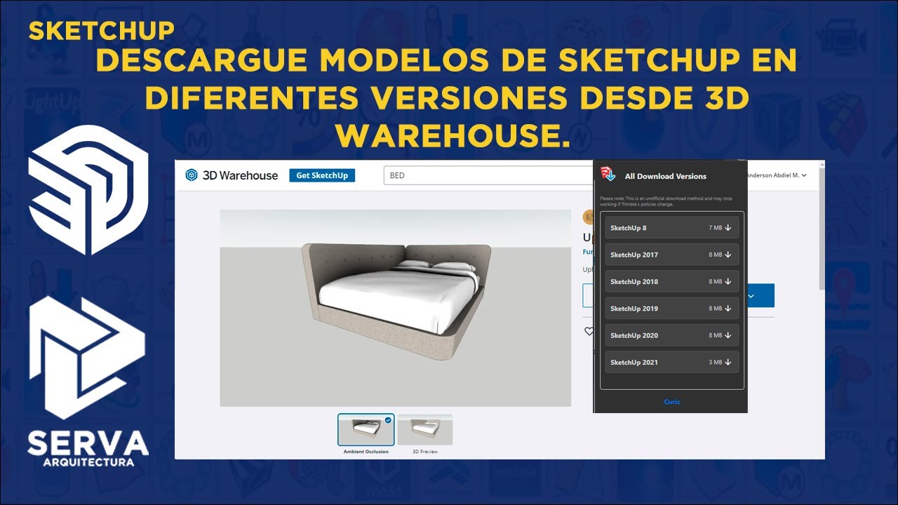 Sketchup | descargue modelos de SketchUp en diferentes versiones desde ...