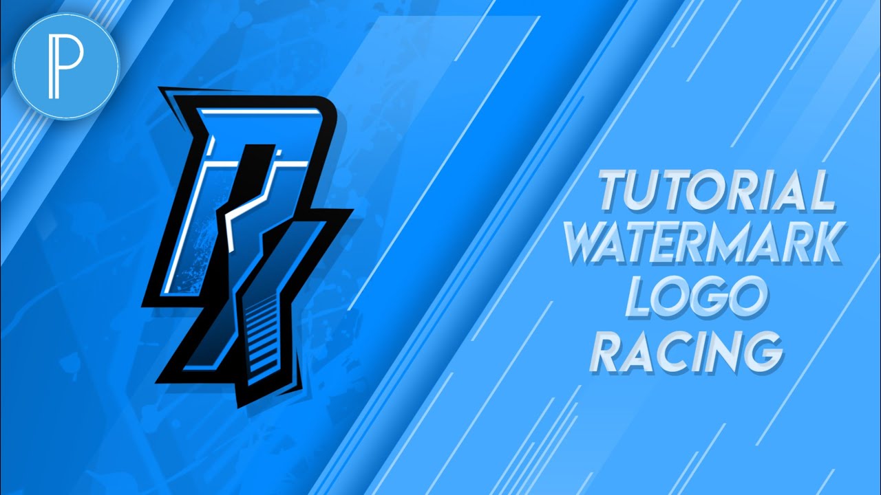 Tutorial membuat logo watermark racing keren di Pixellab - YouTube
