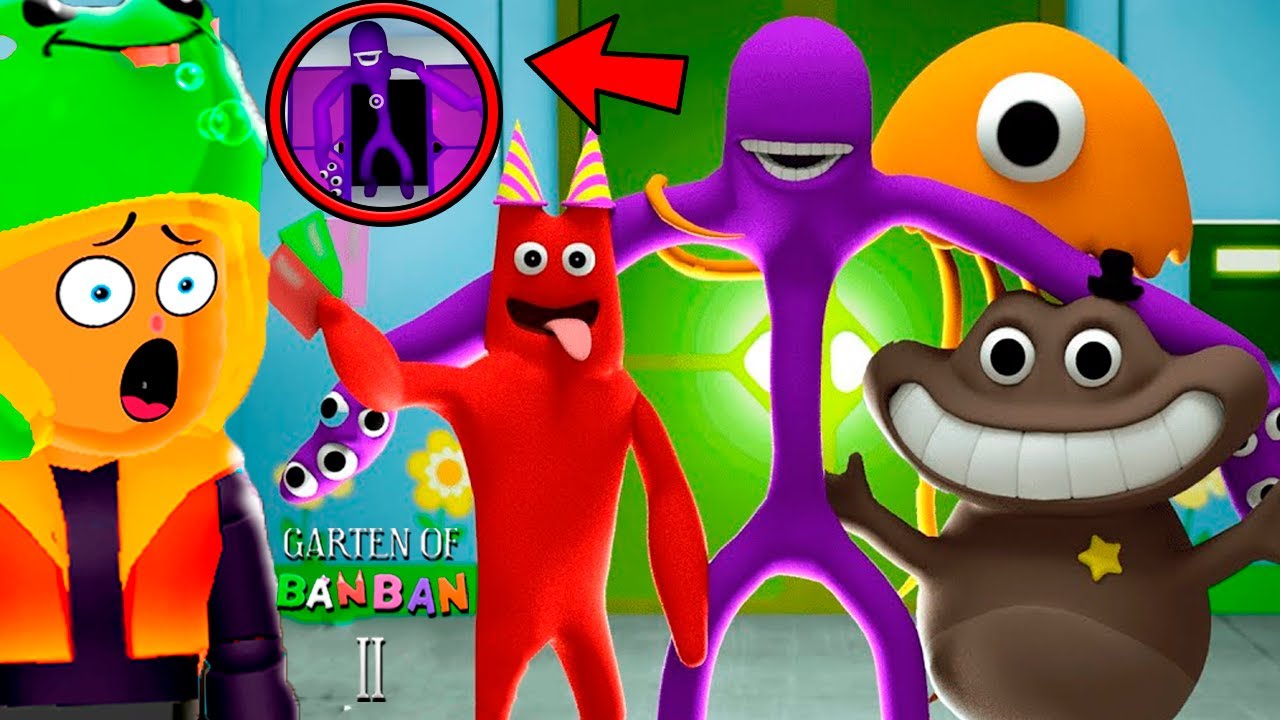 ¡NUEVO PERSONAJE SECRETO! "BOSS LONG JOE" en GARTEN OF BANBAN 3 🐸SIMBA ...