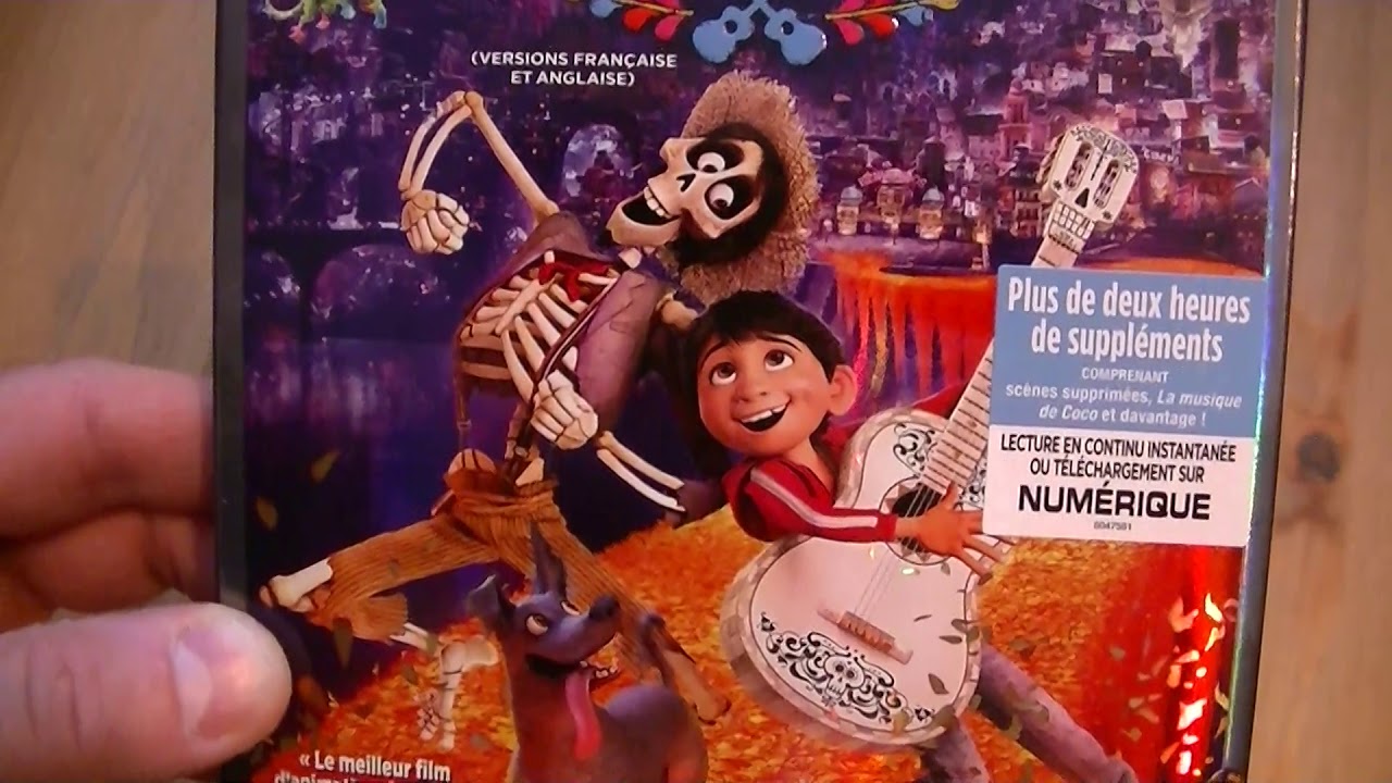 Présentation (unboxing) du film Coco en combo Blu-ray/DVD - YouTube