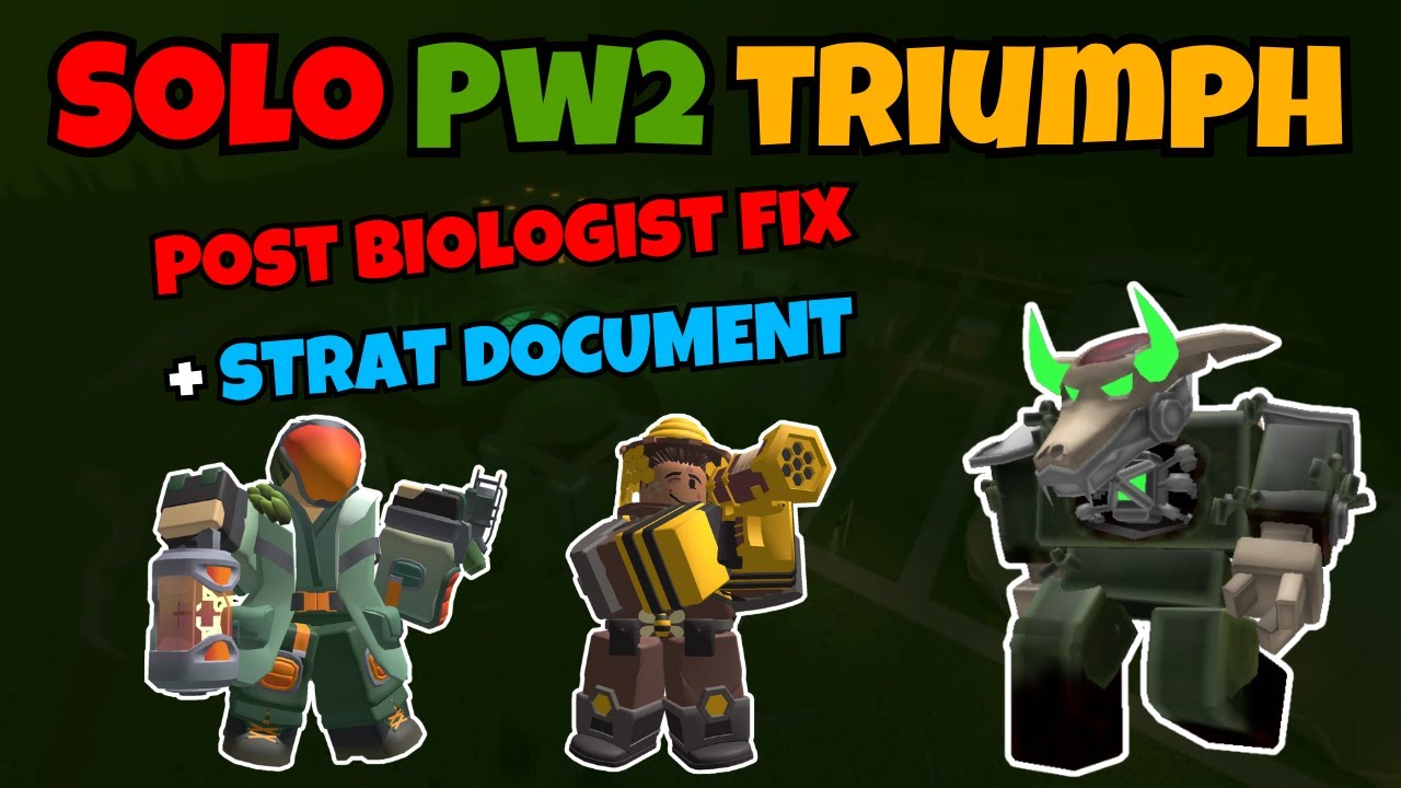 SOLO POLLUTED WASTELANDS 2 POST BIOLOGIST FIX | Roblox Tower Defense ...