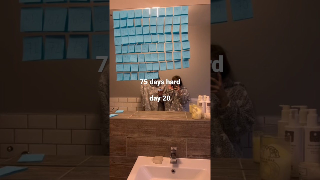 Day 20 75 days hard can I get a woooop woooooop - YouTube