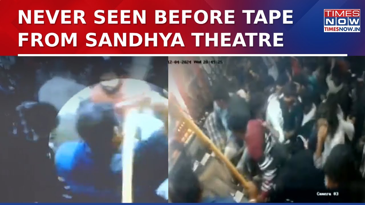 Allu Arjun Stampede Row: Chaotic Scene At Theatre Captured, Bouncers ...