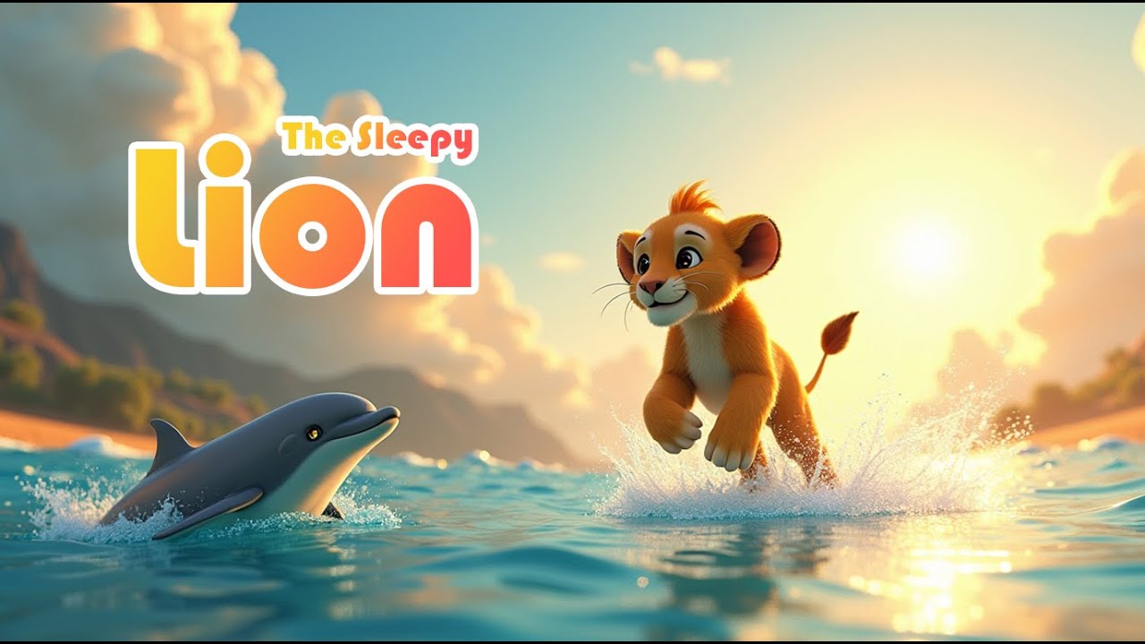 🦁 The Sleepy Little Lion | A Heartwarming Bedtime Story for Kids - YouTube