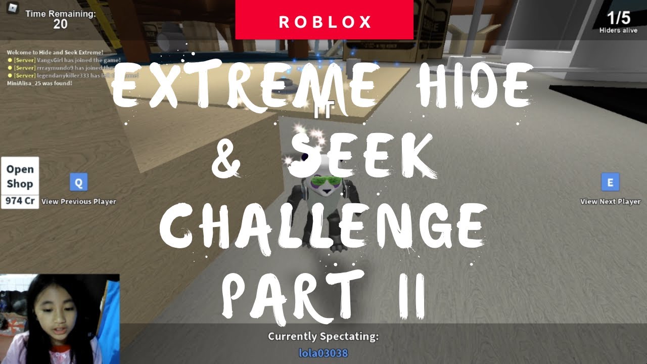 Extreme Hide and Seek Challenge -Part II - YouTube