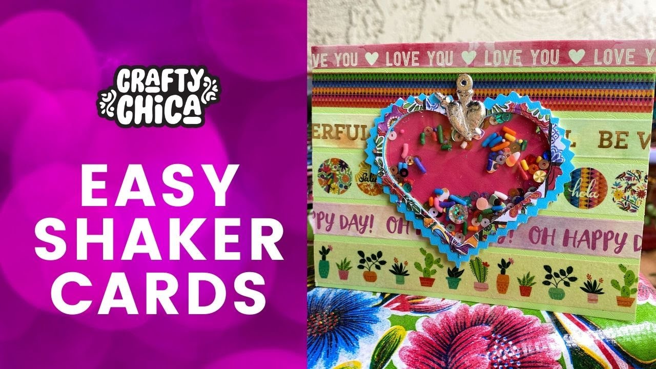 Super Easy Shaker Cards for Beginners - YouTube