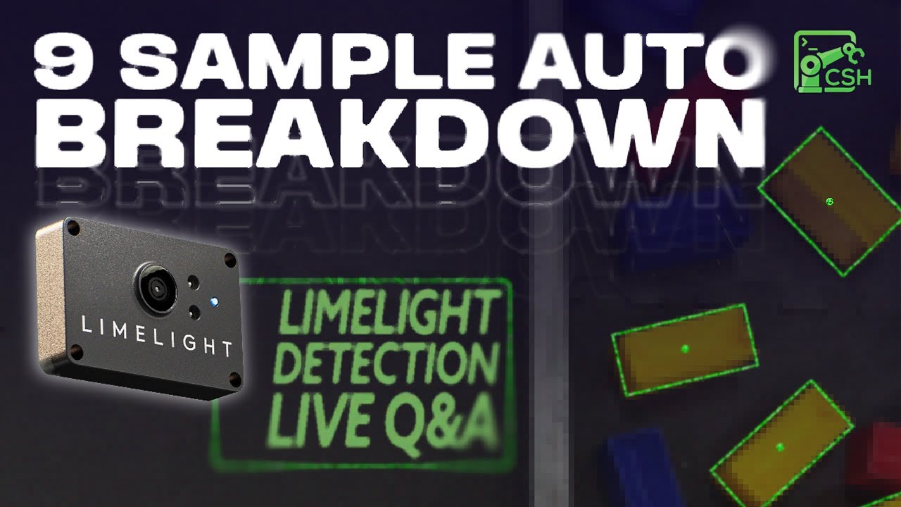 9 Sample Auto Breakdown - Limelight Detection Q&A - YouTube