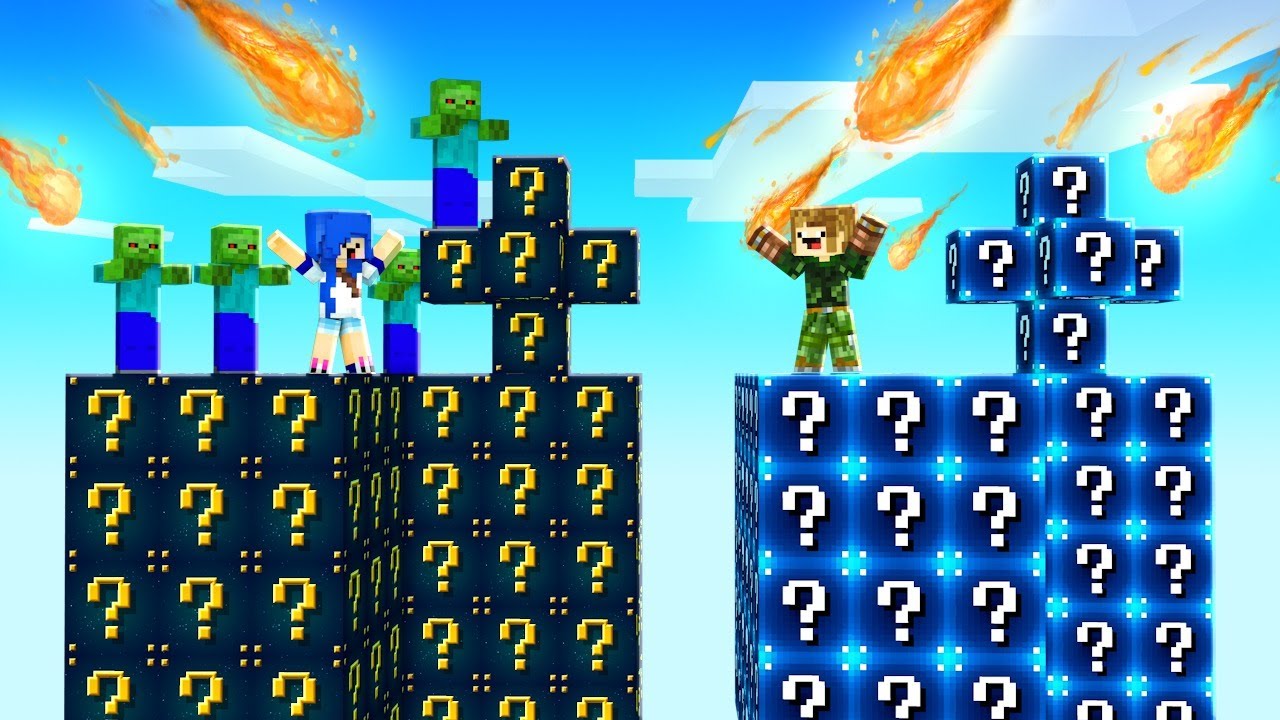 ILHA ASTRAL vs ILHA WAMBU | MINECRAFT ILHA LUCKY BLOCK - YouTube