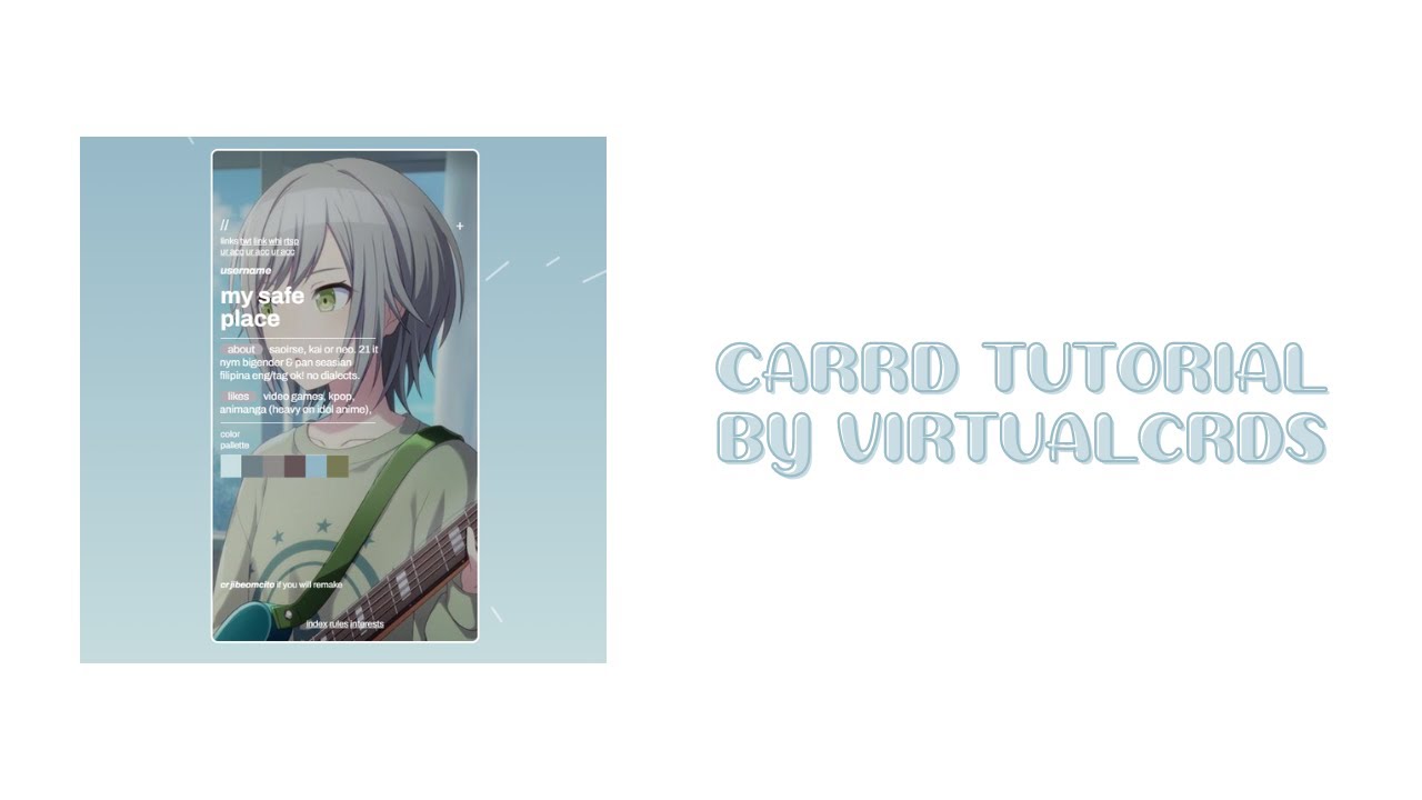 carrd tutorial — ©️ jibeomcito [PRO PLUS] - YouTube