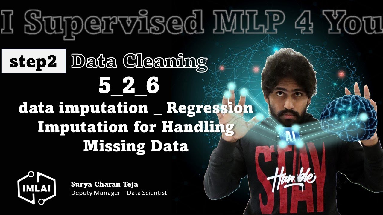 5_2_6 data imputation Regression Imputation for Handling Missing Data - YouTube