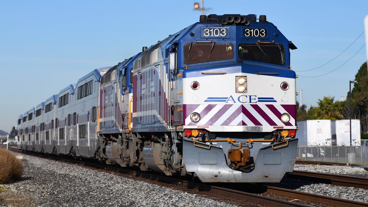 ACE Commuter Trains 2025 - YouTube
