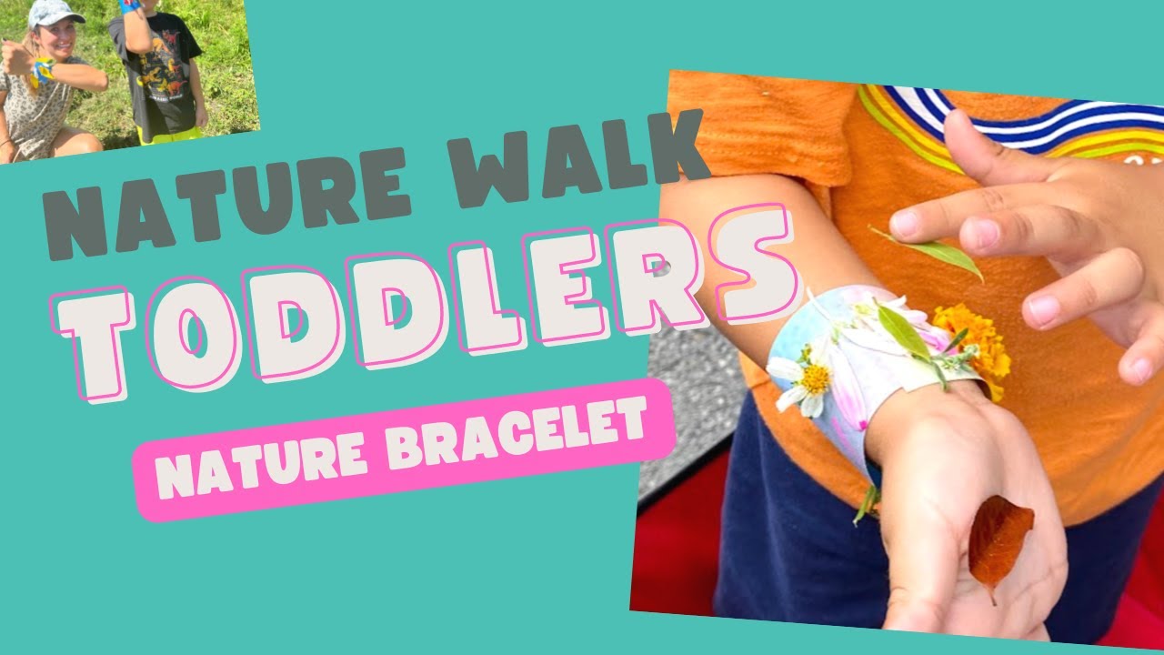 How to Make a Nature Bracelet with Kids | Easy 5-Minute Outdoor Craft ...