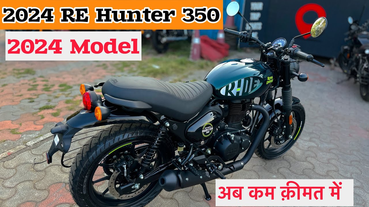 2024 Moel Royal Enfield Hunter 350👌Dapper Green Color | Royal Enfield ...