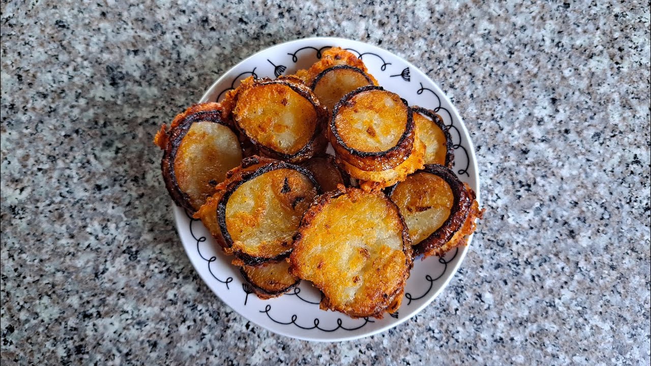 Fried Mash Potatoes in onion rings - YouTube
