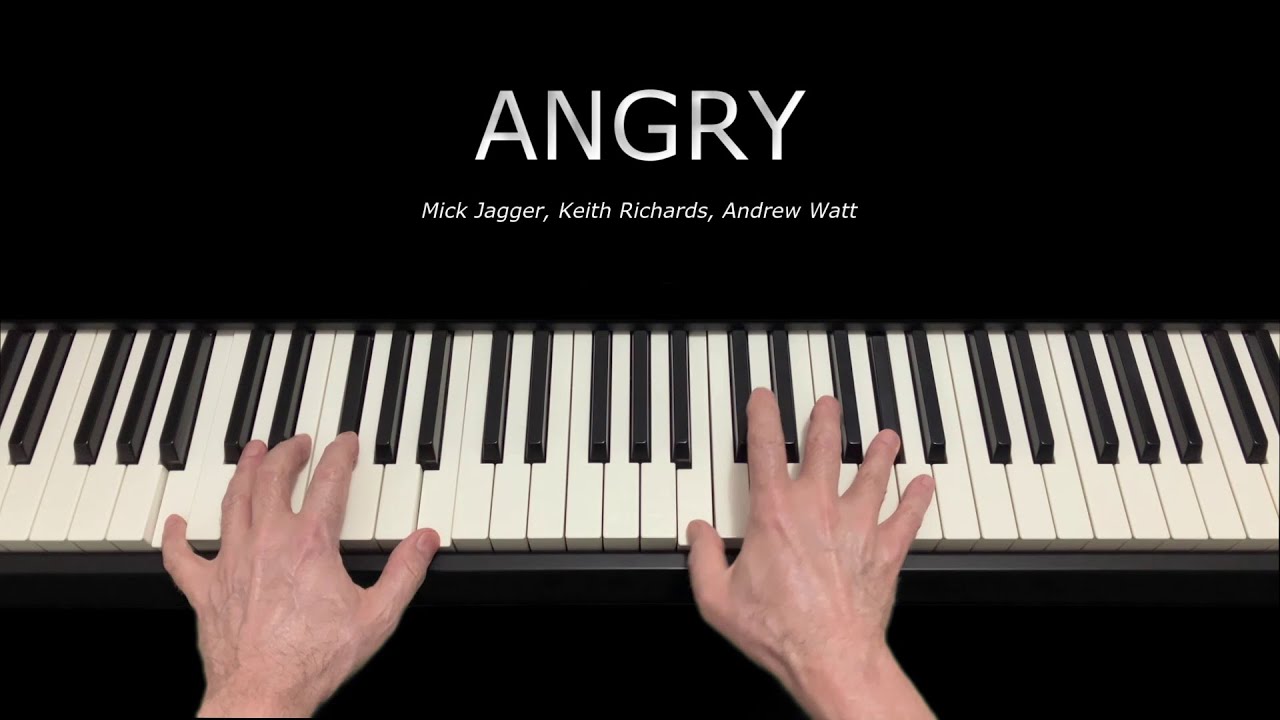 Angry (The Rolling Stones) - Sheet Music available - Piano Arrangement ...
