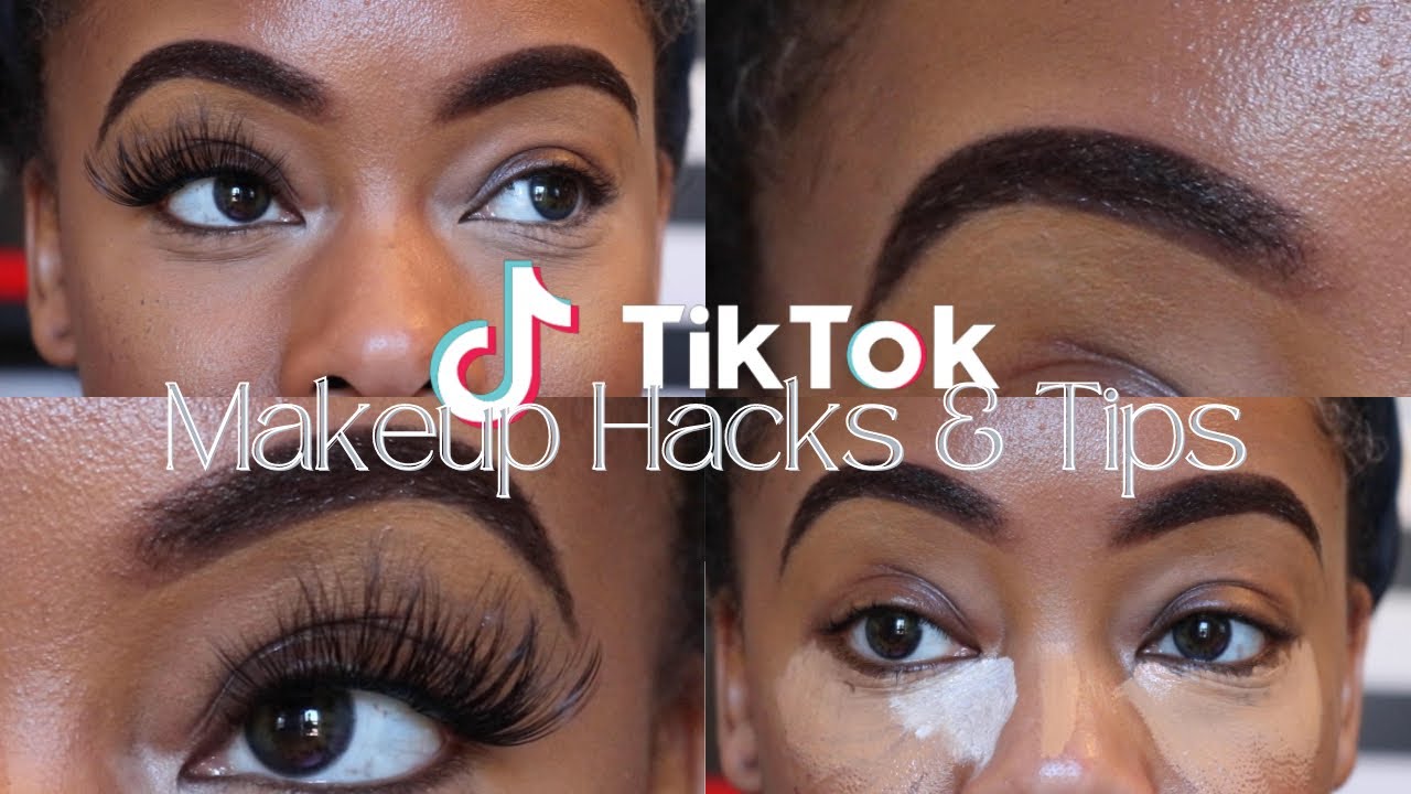 TIktok Makeup Hacks | Quick Makeup Tips - YouTube