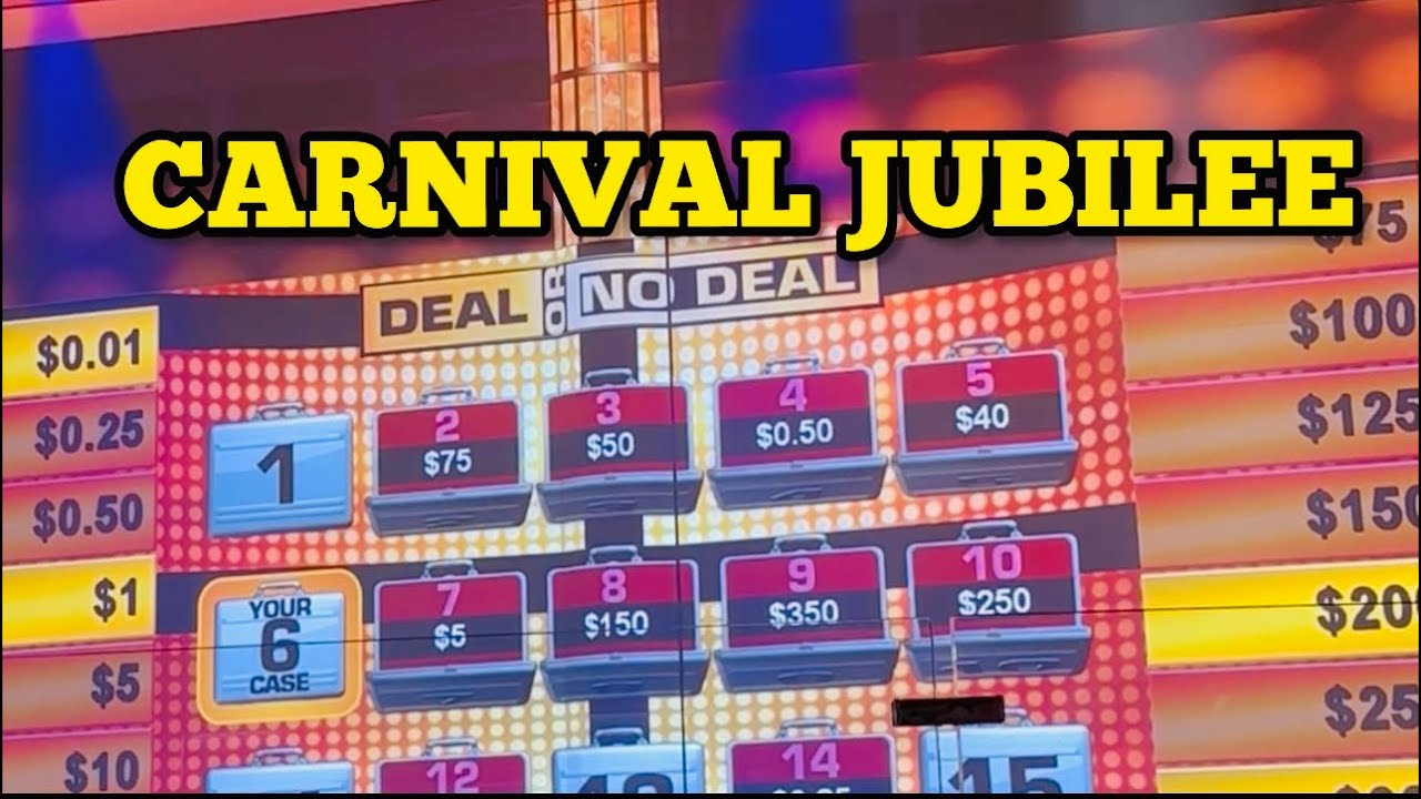 Carnival Jubilee Inauguration Cruise Deal Or No Deal Game Show With ...