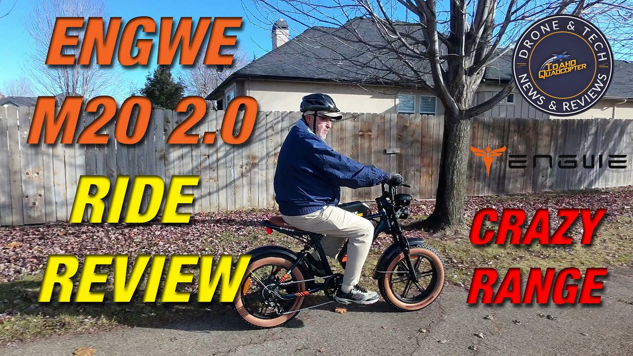 Engwe M20 2.0 E-Bike - Introduction and full ride review. Crazy range ...