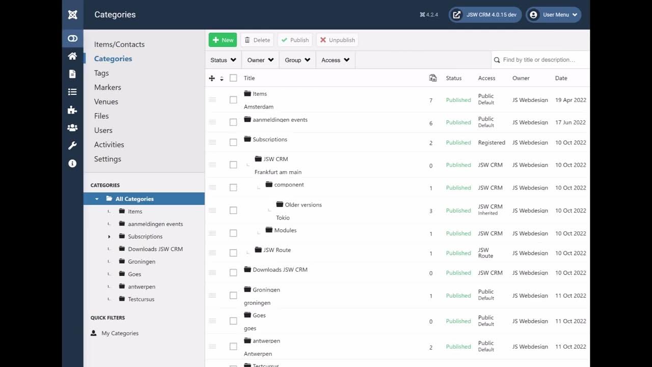 JSW CRM 4 Installation & first impressions - YouTube