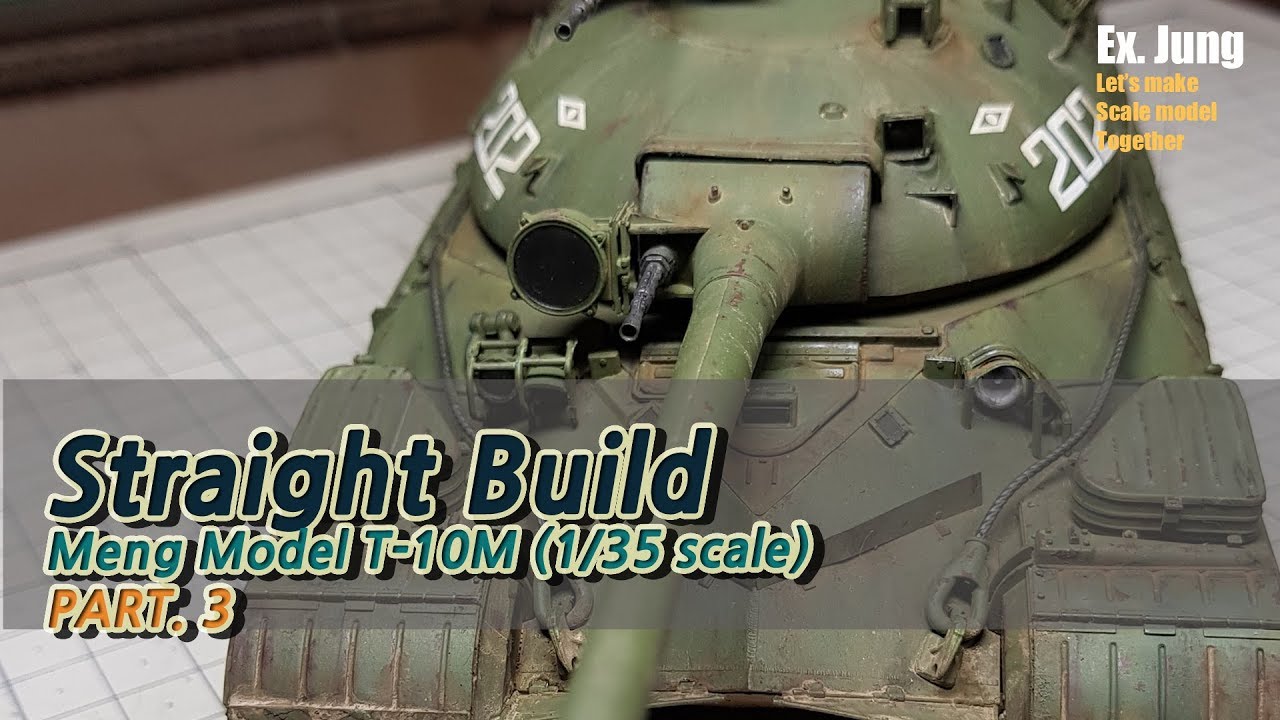 [Straight Build] T-10M (Meng model) PART. 3 (Eng sub) Pigment, pencil ...