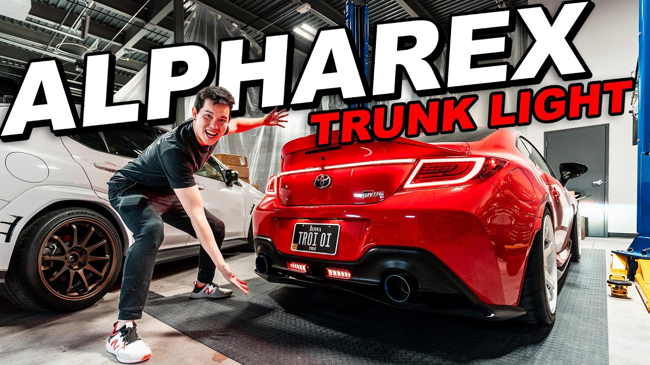 22+ GR86/BRZ AlphaRex Trunk Light & Tail Light Install Review - YouTube