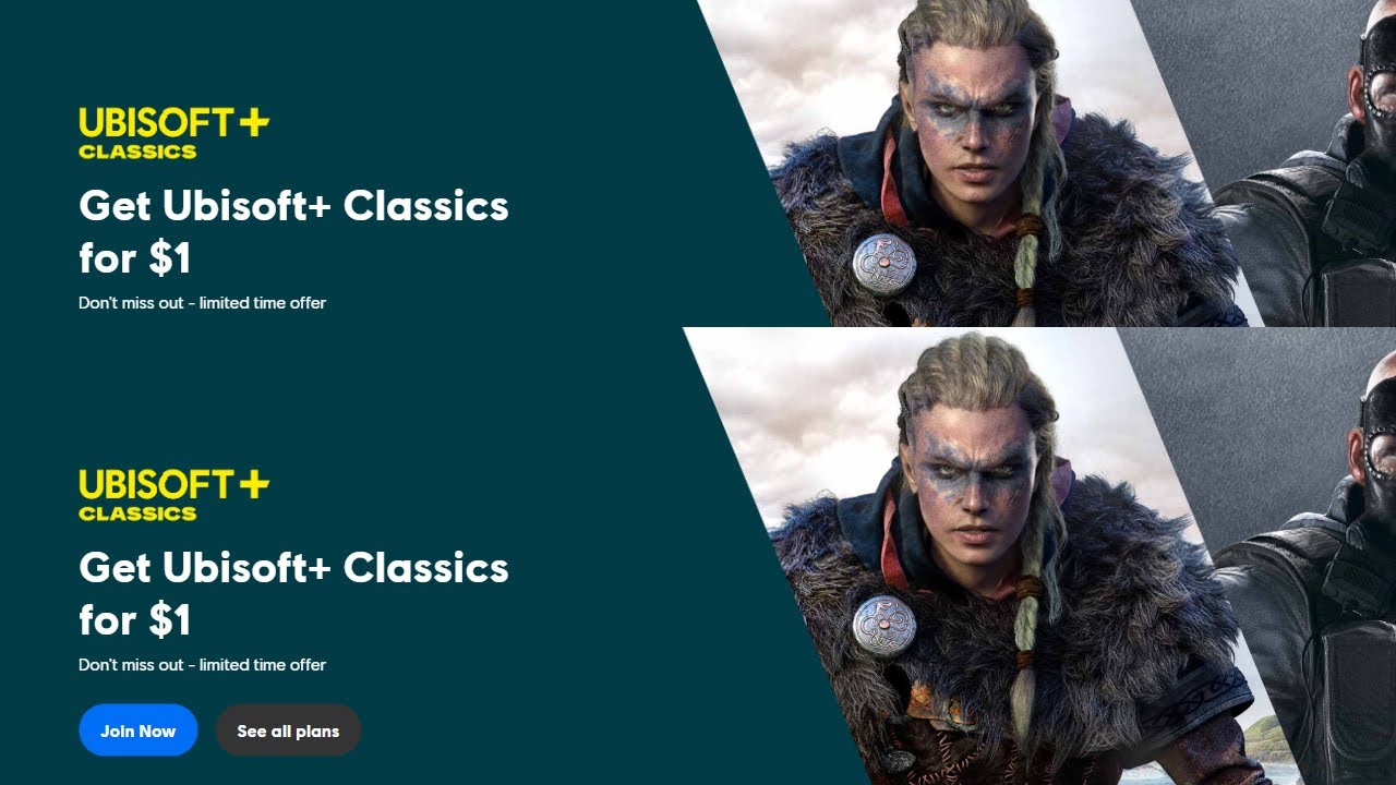 Ubisoft+ Classics 1 Euro Offer | - YouTube